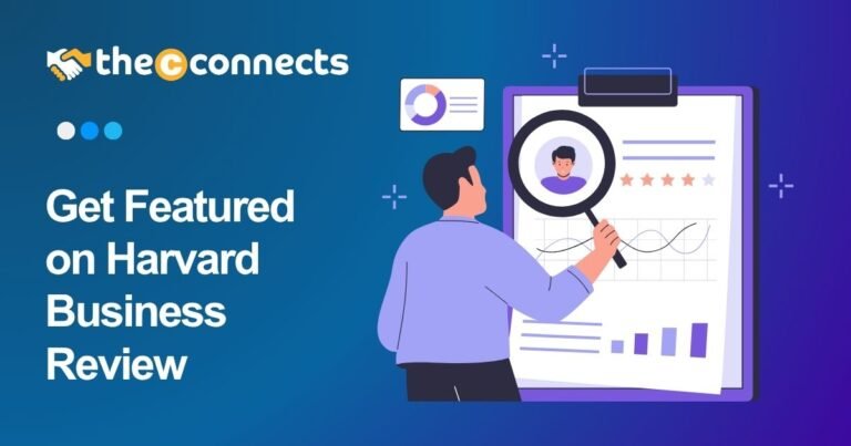 Get Featured on Harvard Business Review - TheCconnects