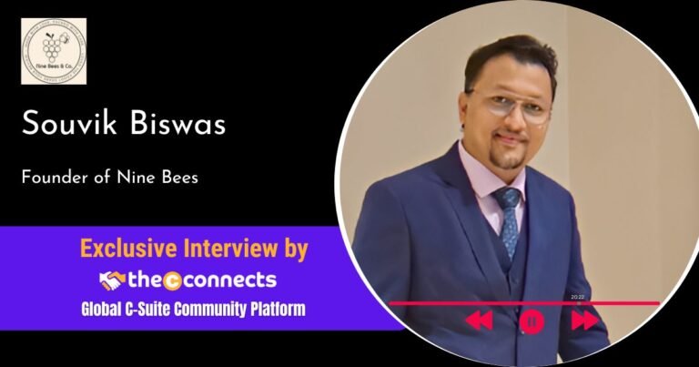 Souvik Biswas: Founder of Nine Bees & Company Exclusive Interview - TheCconnects